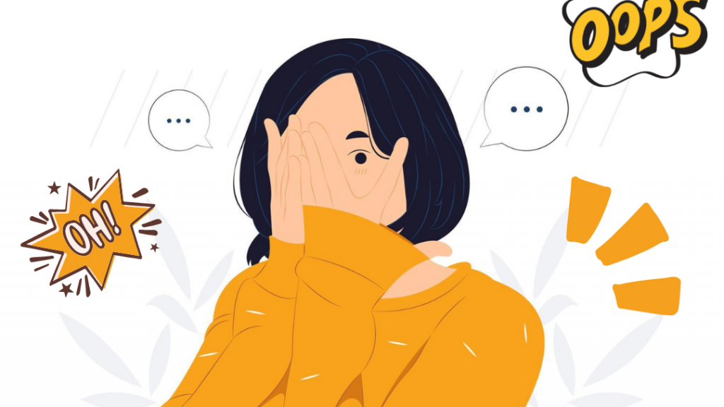 How do you deal with embarrassment?